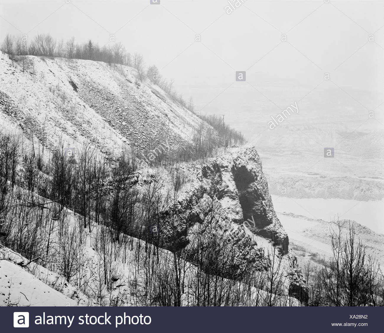Hull Rust Mahoning Open Pit Iron Mine Stock Photos & Hull Rust Mahoning ...
