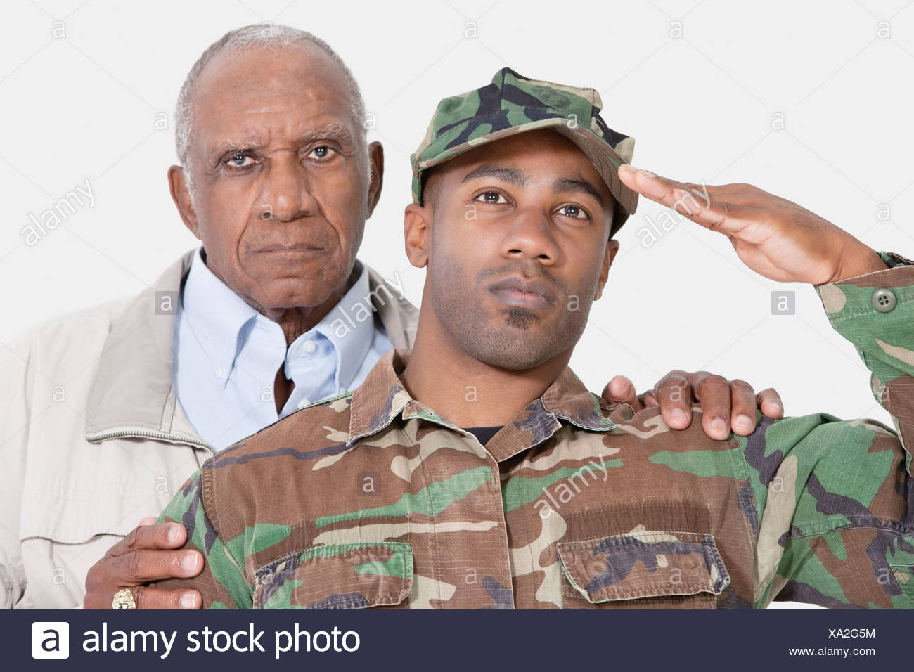 Us Army Men Saluting High Resolution Stock Photography and Images - Alamy