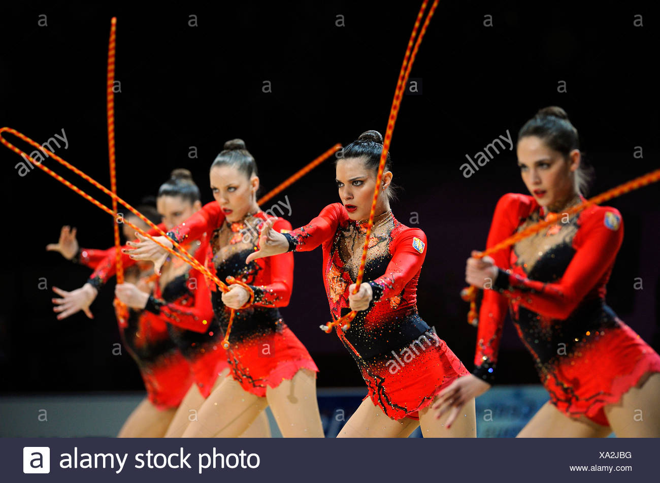 Rhythmische Sportgymnastik Stock Photos & Rhythmische Sportgymnastik ...
