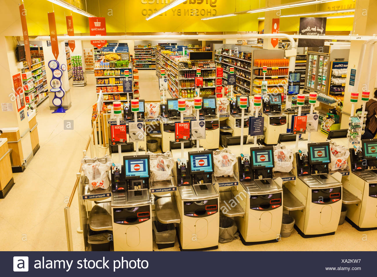 Tesco Supermarket Check Out High Resolution Stock Photography and ...