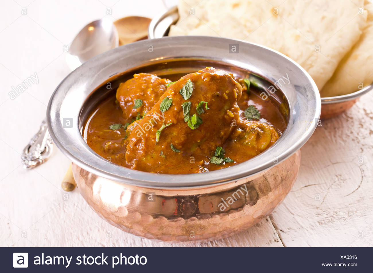 Chapati With Curry Stock Photos & Chapati With Curry Stock Images - Alamy