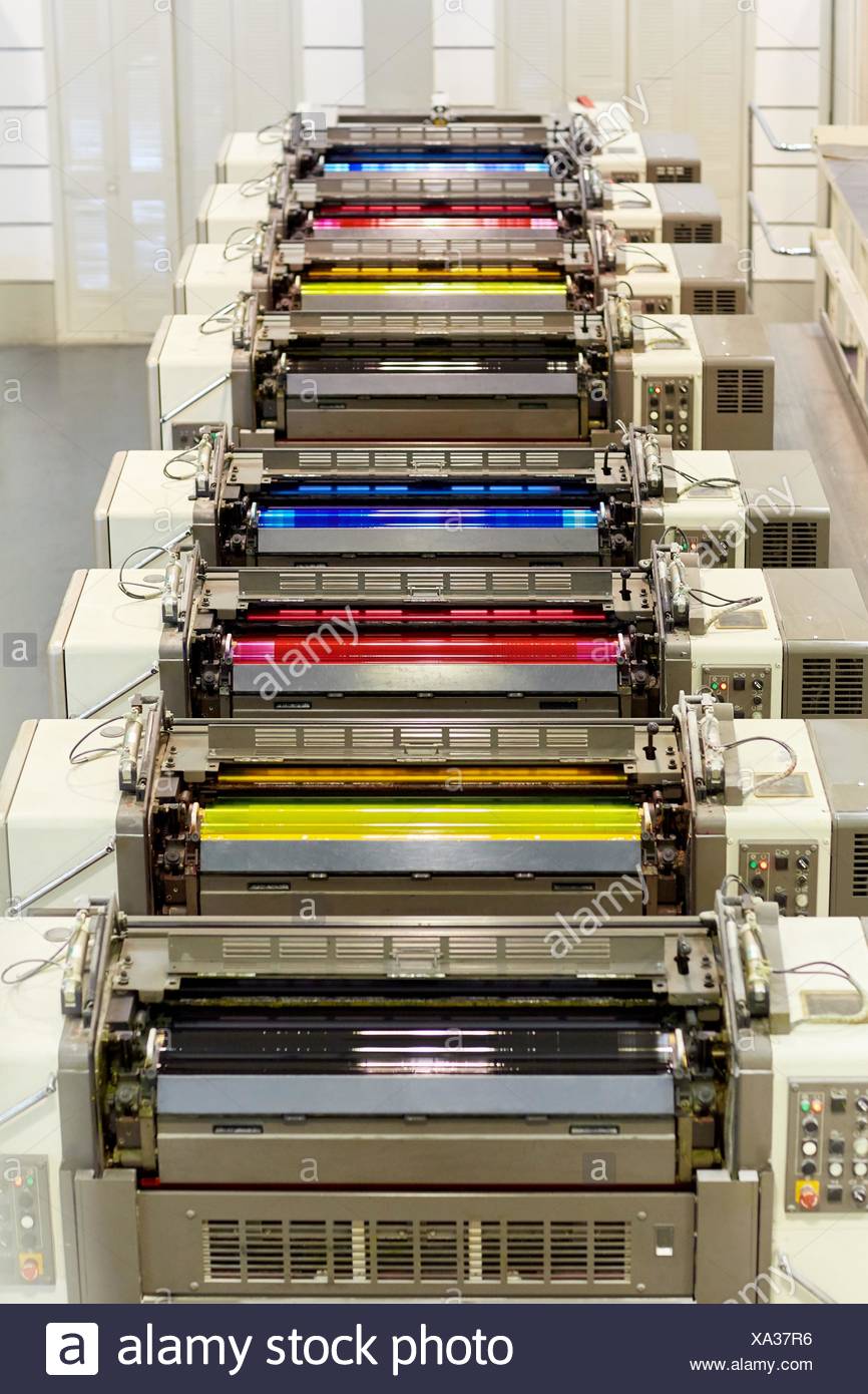 Printing Press Machine High Resolution Stock Photography and Images - Alamy