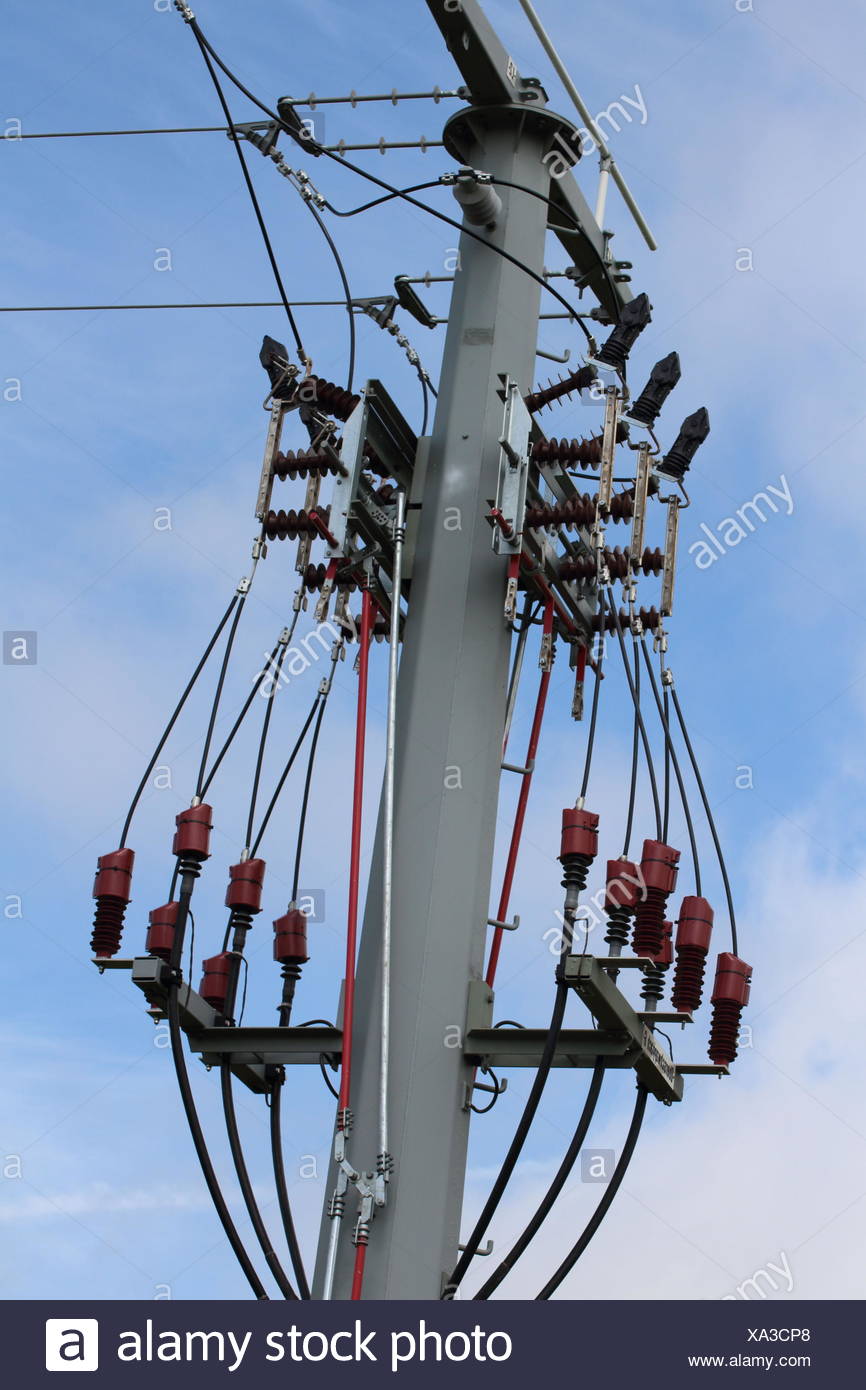 High Voltage Underground Electricity Cable High Resolution Stock ...