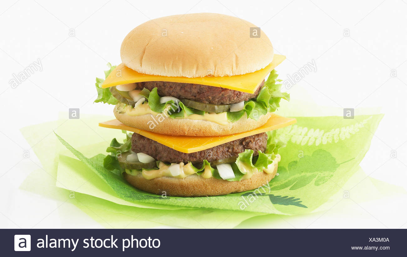 Double Cheeseburger High Resolution Stock Photography and Images - Alamy