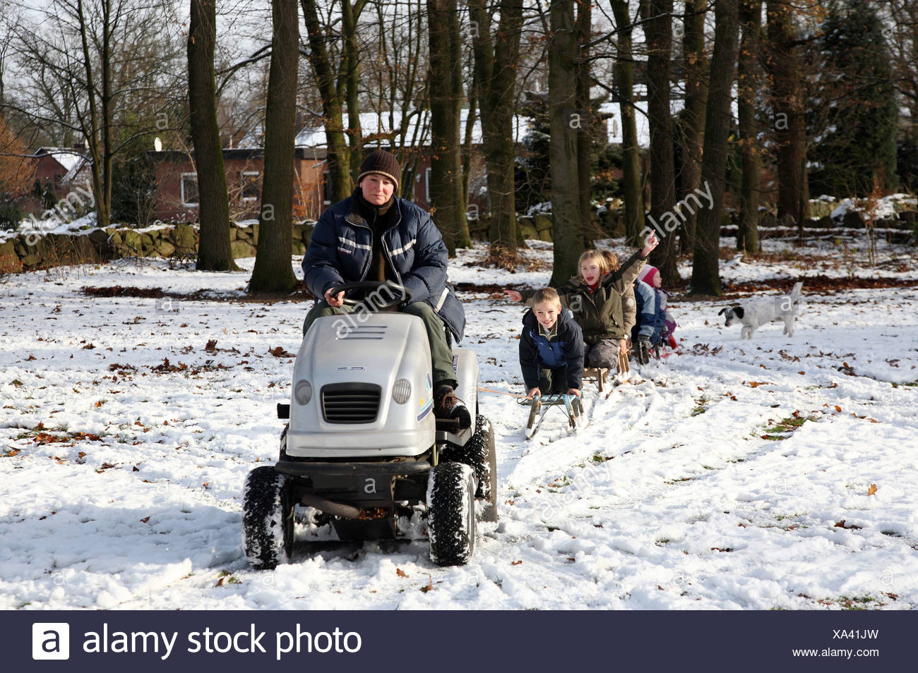 Tractor Sled High Resolution Stock Photography and Images - Alamy