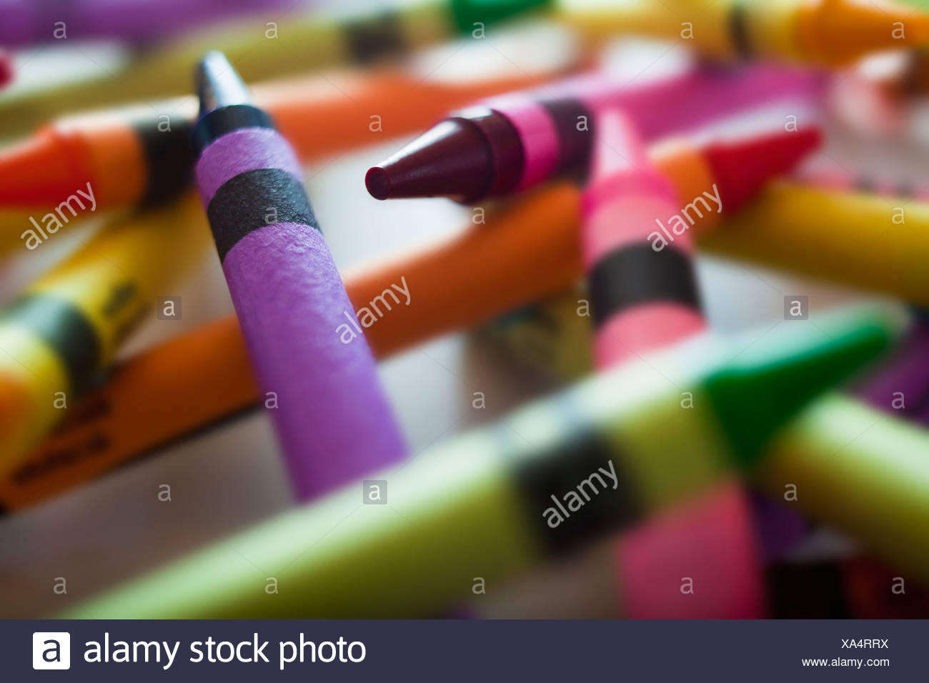 Pile Crayons High Resolution Stock Photography and Images - Alamy