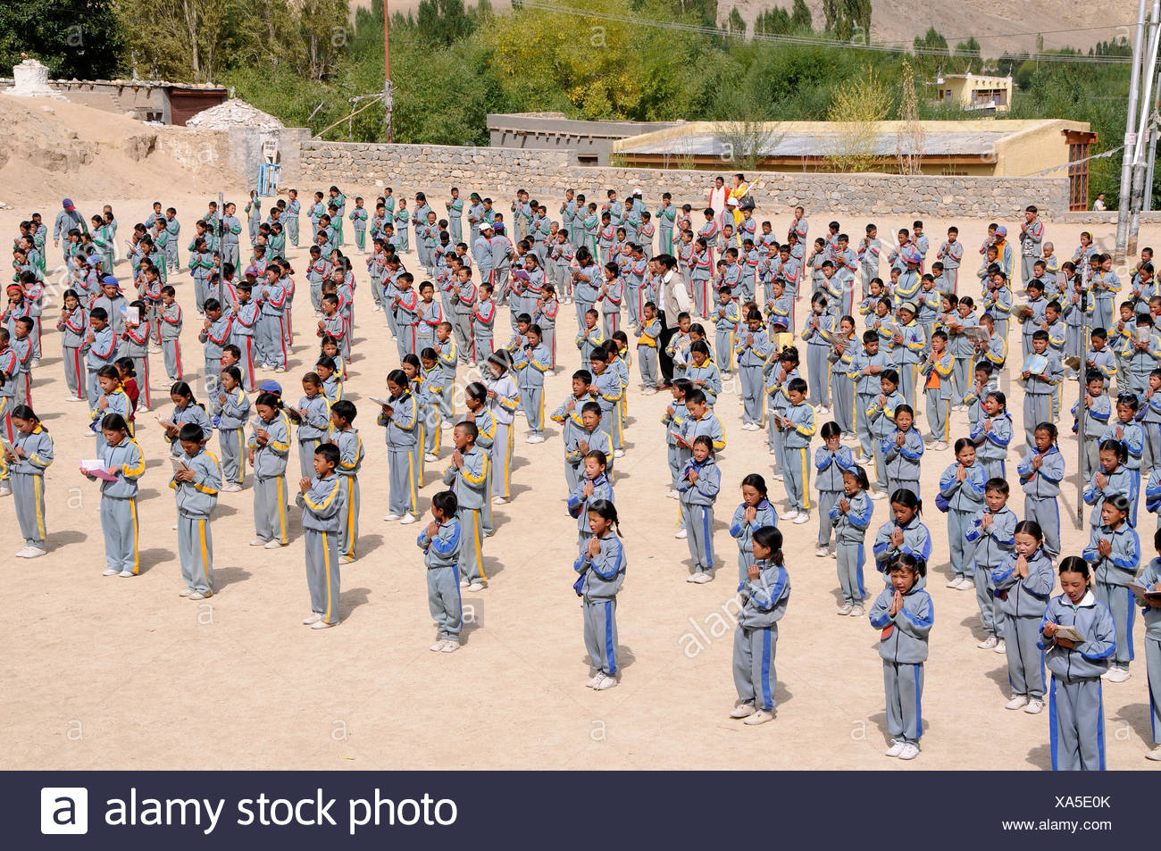 Indian School Kids In Uniforms High Resolution Stock Photography and ...