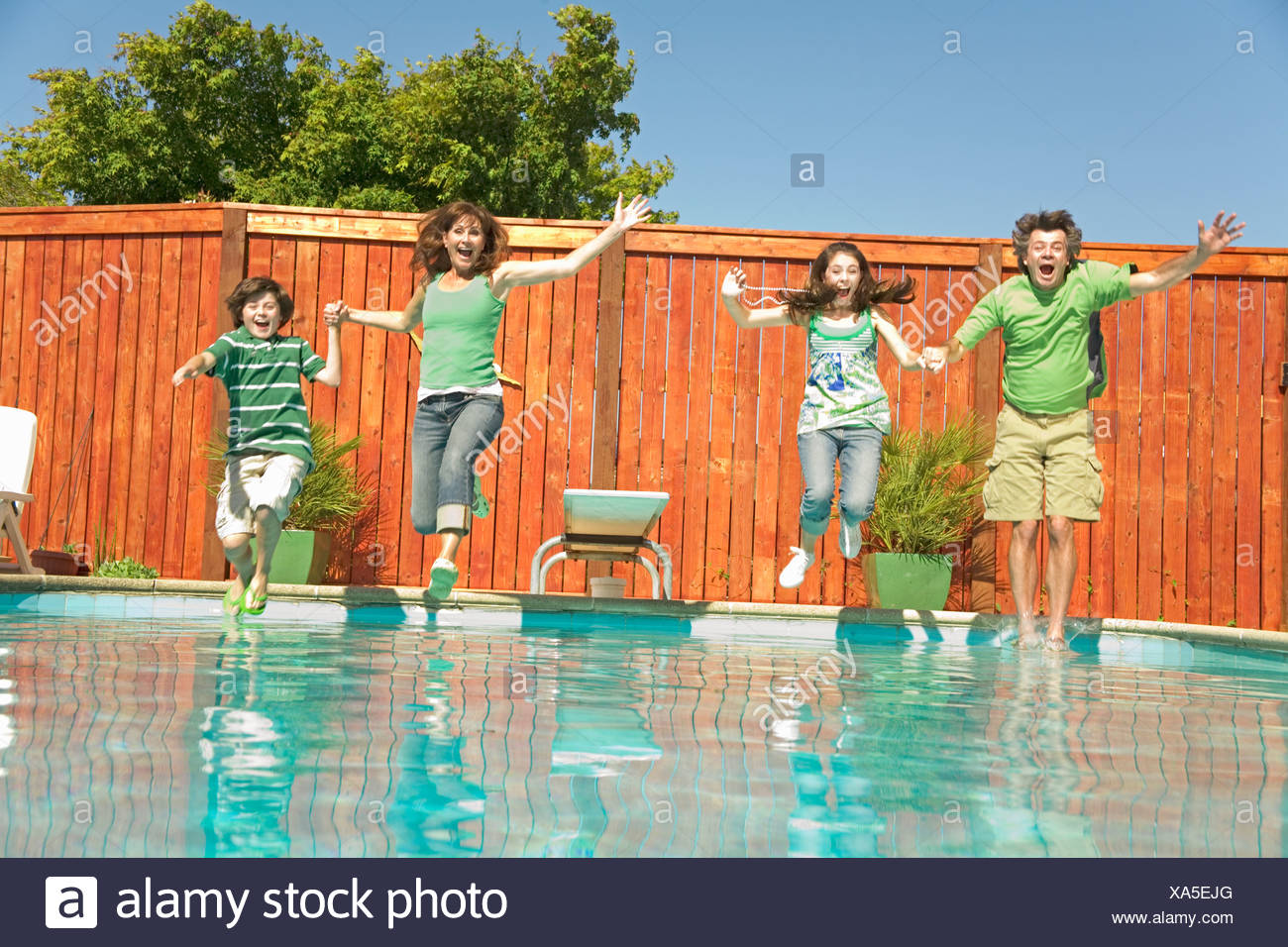 Man Jumping Pool High Resolution Stock Photography and Images - Alamy