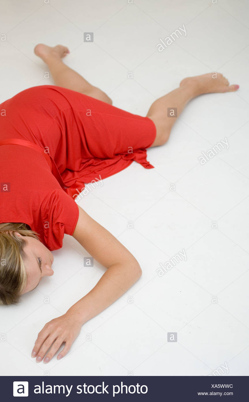 Dead Woman Lying On The Floor High Resolution Stock Photography and ...