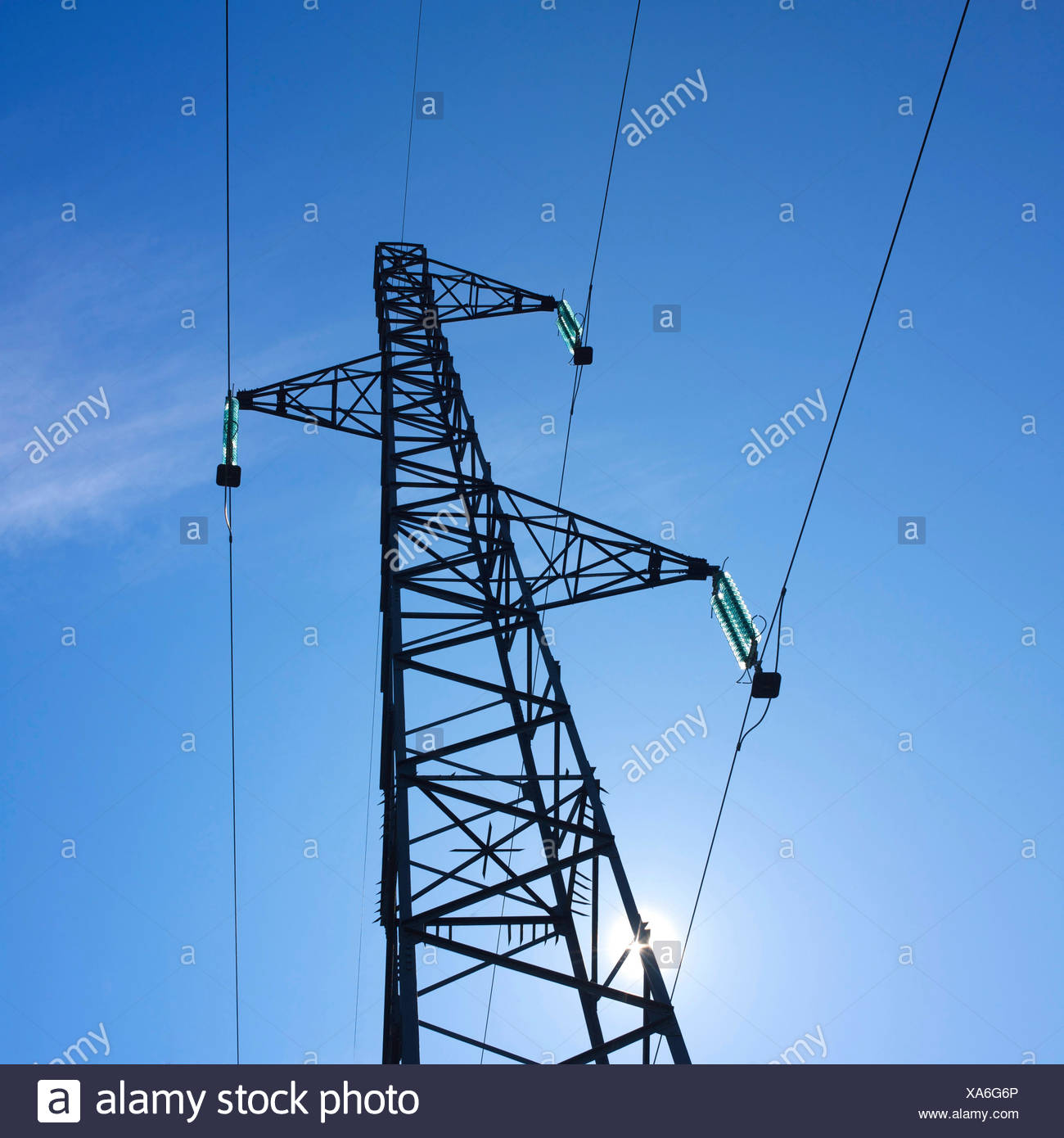 Wires Low Tension Electricity Stock Photos & Wires Low Tension ...