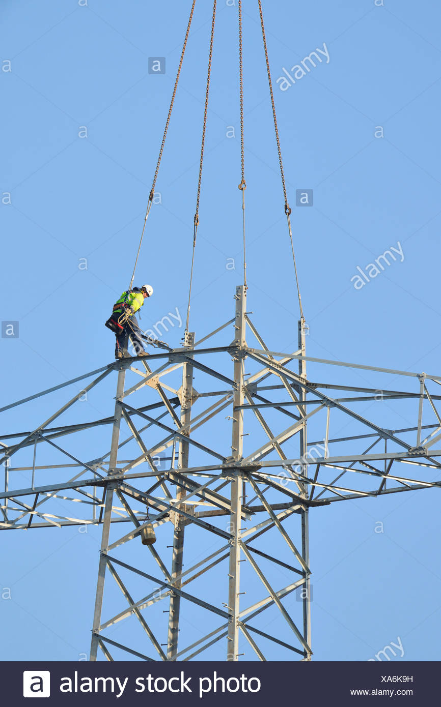 Overhead Lineman High Resolution Stock Photography and Images - Alamy