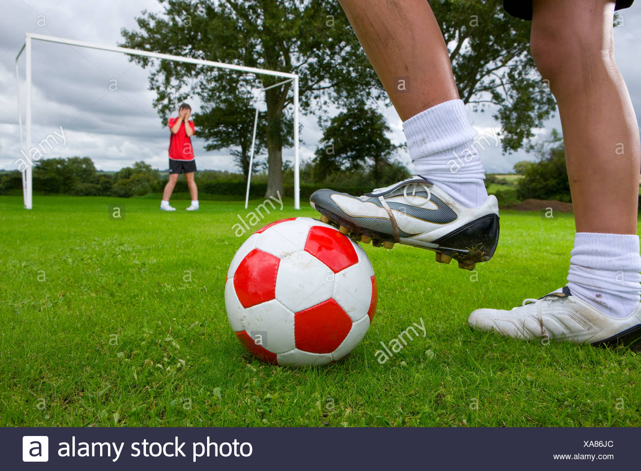 Soccer Ball Kick Girl Stock Photos & Soccer Ball Kick Girl Stock Images ...