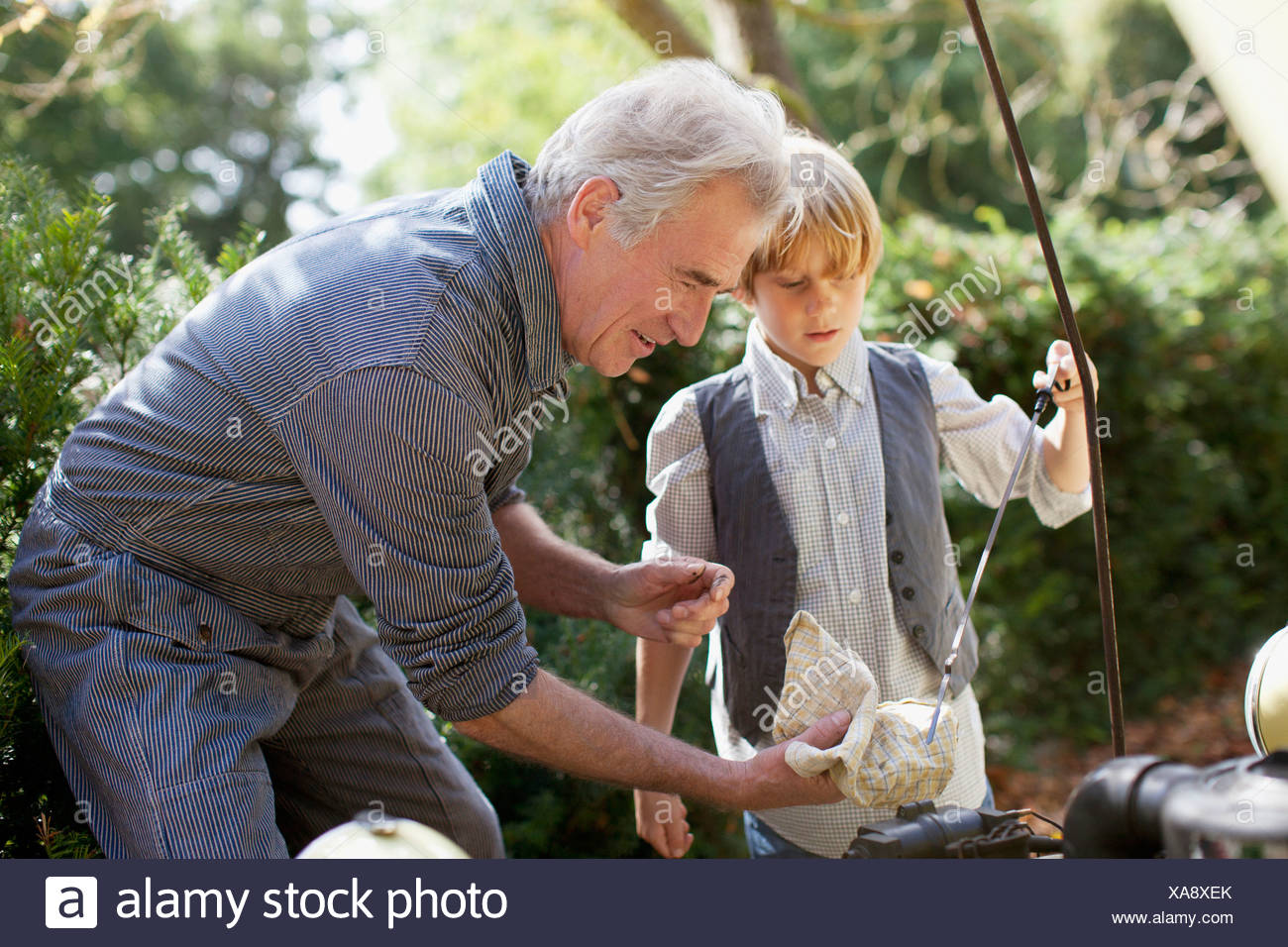 Grandpa Grandson Fishing Stock Photos & Grandpa Grandson Fishing Stock ...