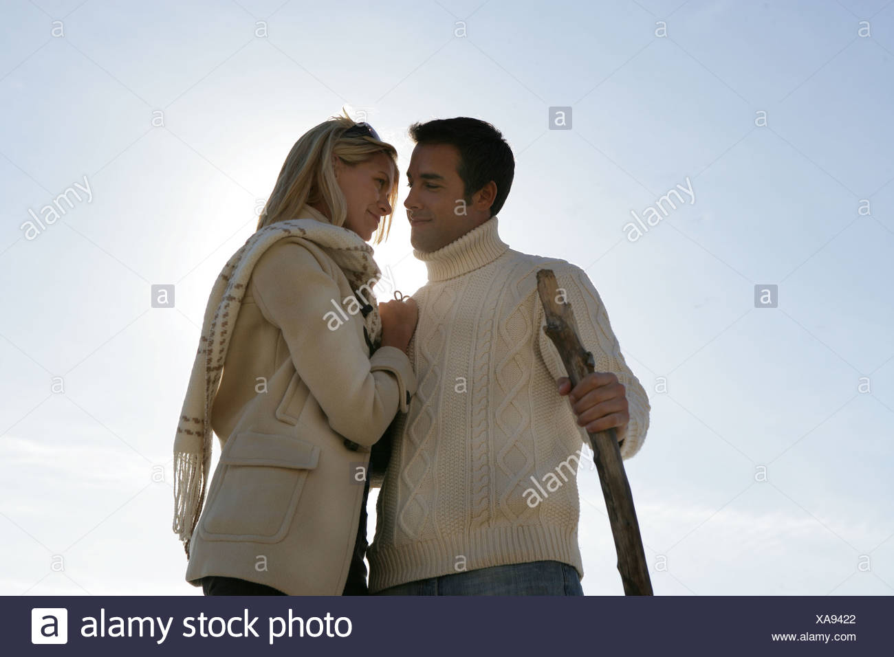 Two People Walking Away From Each Other High Resolution Stock ...
