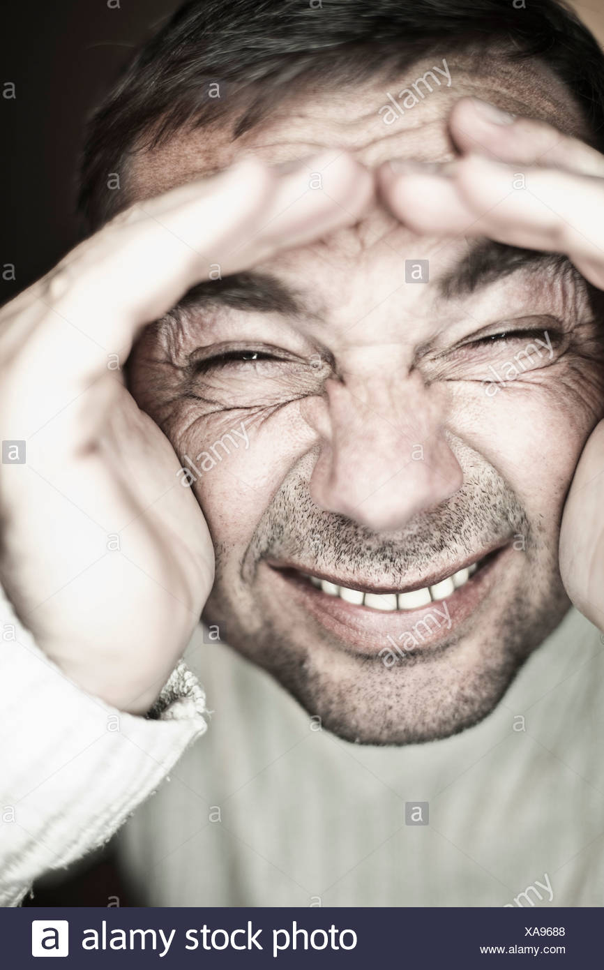 Man Pulling Funny Faces High Resolution Stock Photography and Images ...