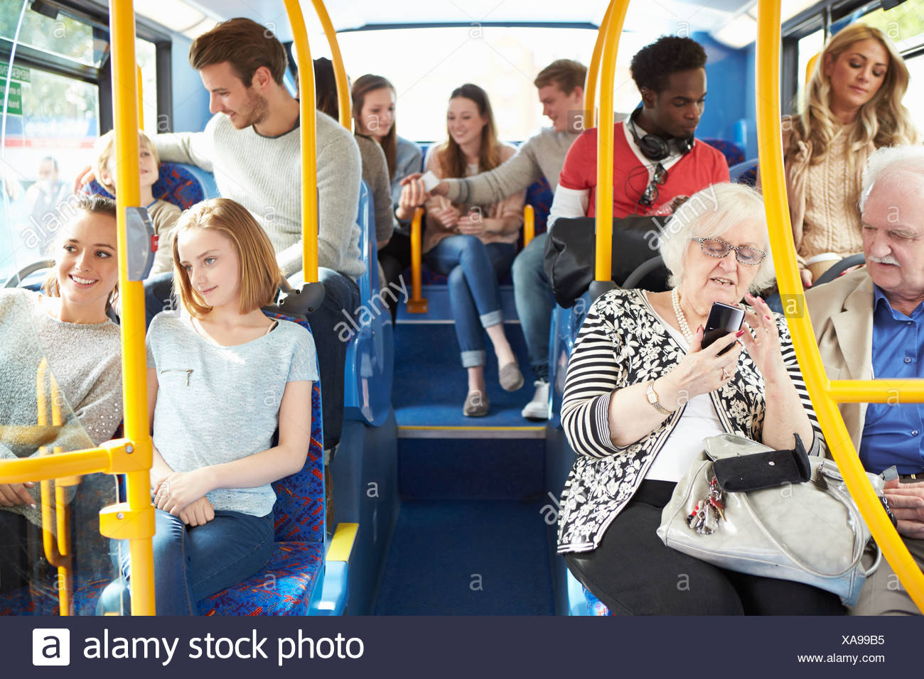 Passengers Inside Bus High Resolution Stock Photography and Images - Alamy
