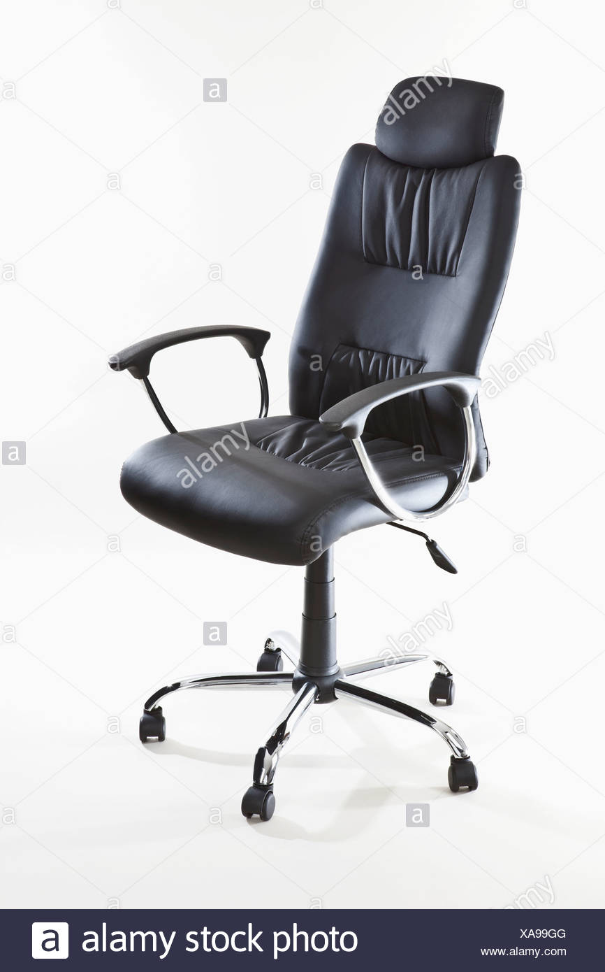 Empty Office Chair White Background High Resolution Stock Photography ...