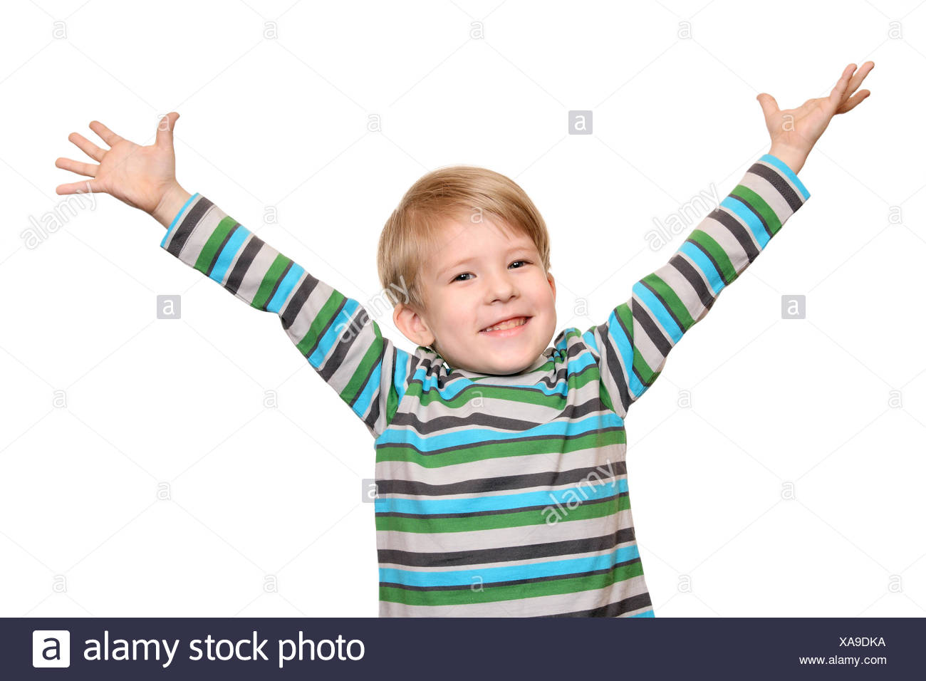 Boy Arms Out Wide Boy High Resolution Stock Photography and Images - Alamy