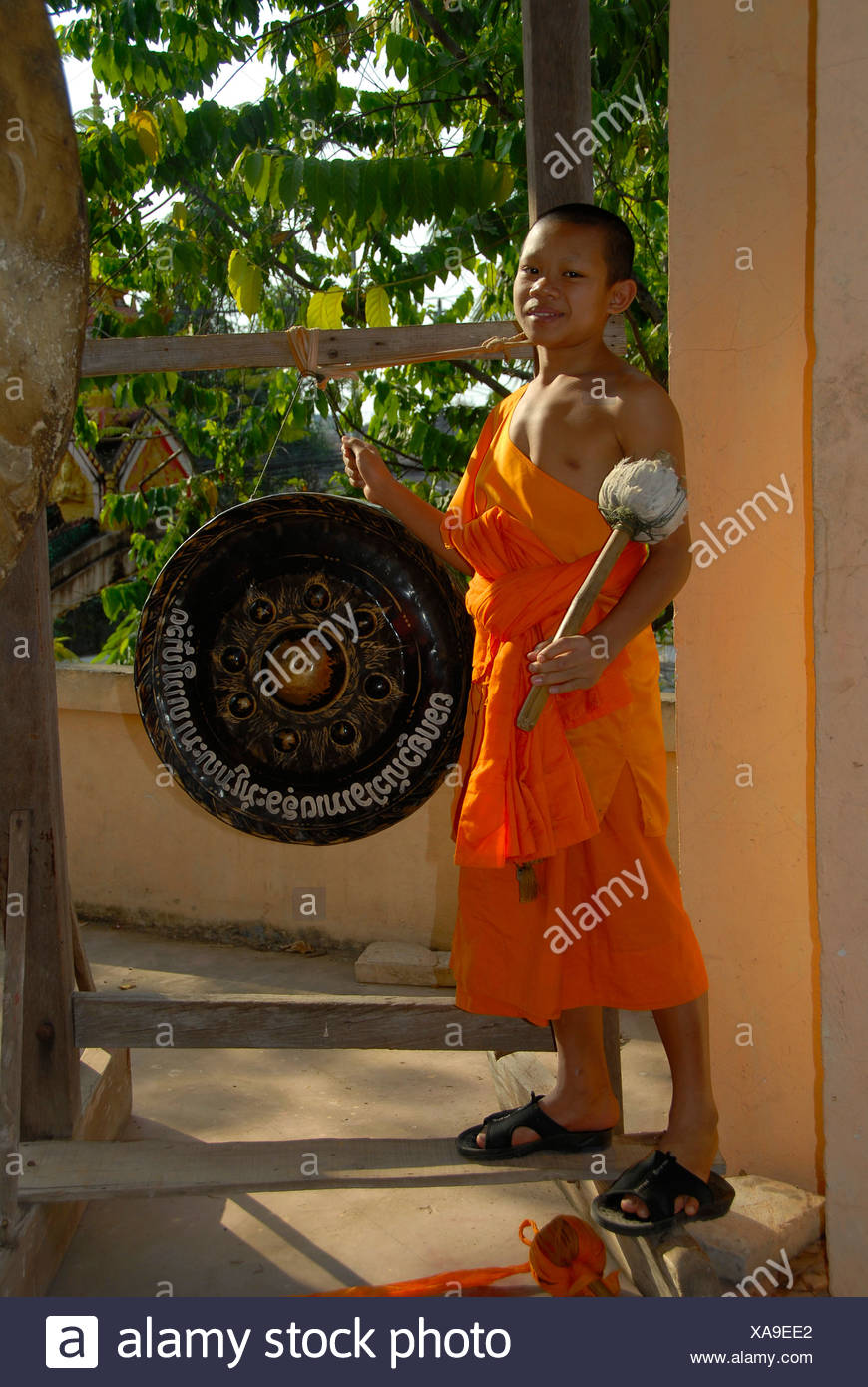 Novice Buddhist Monks In Laos High Resolution Stock Photography and ...