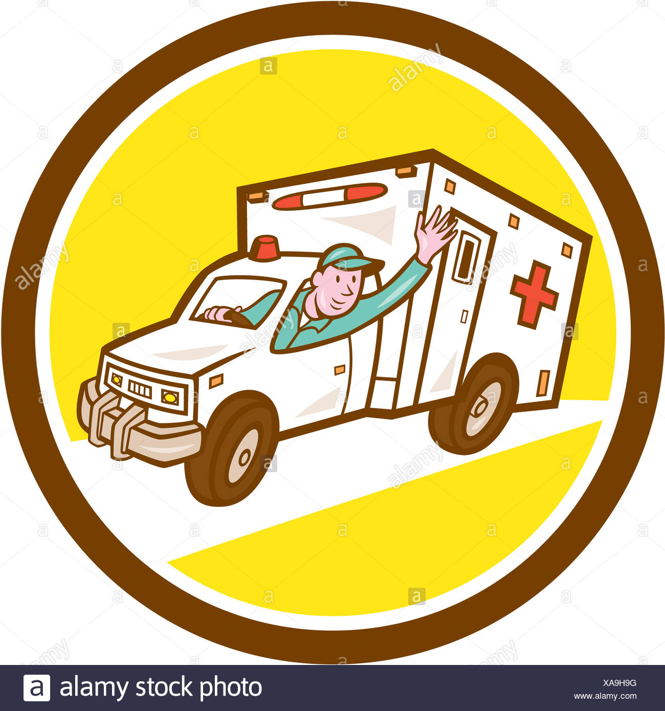 Cartoon Ambulance High Resolution Stock Photography and Images - Alamy