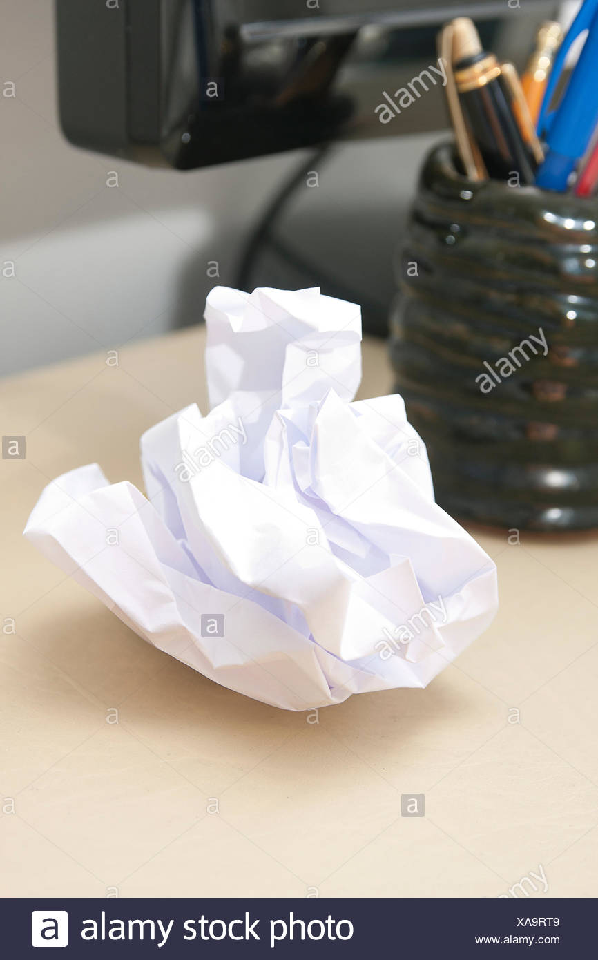 Paper Screwed High Resolution Stock Photography and Images - Alamy