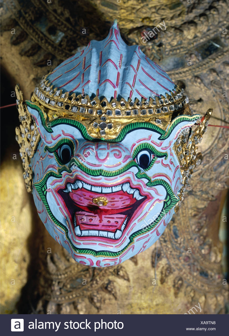 Fine Arts Thailand Demon Dancing Mask For The Epic Stock Photos & Fine ...