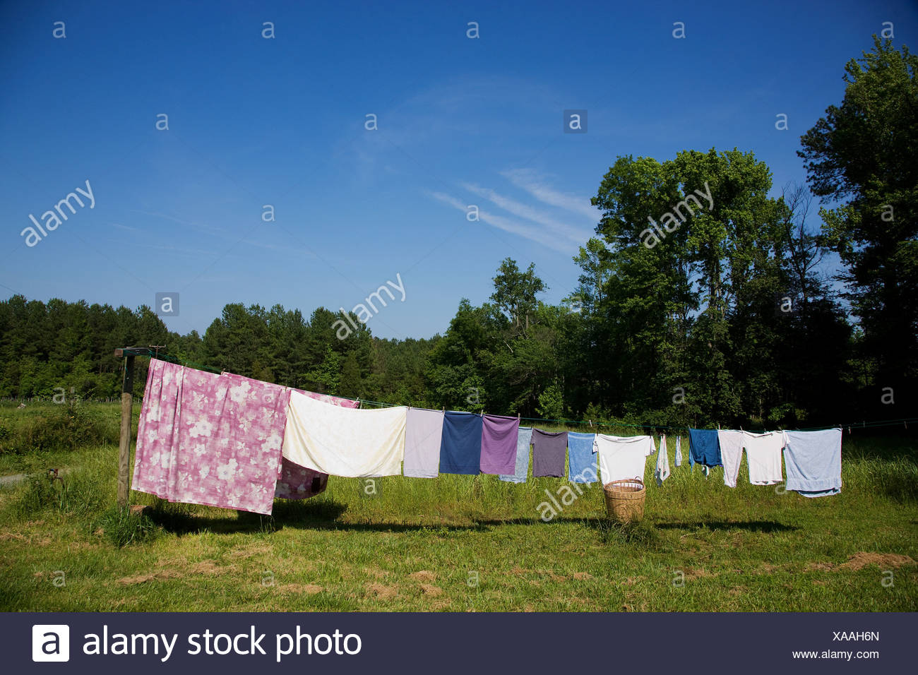 Hanging Clothes For Drying High Resolution Stock Photography and Images ...