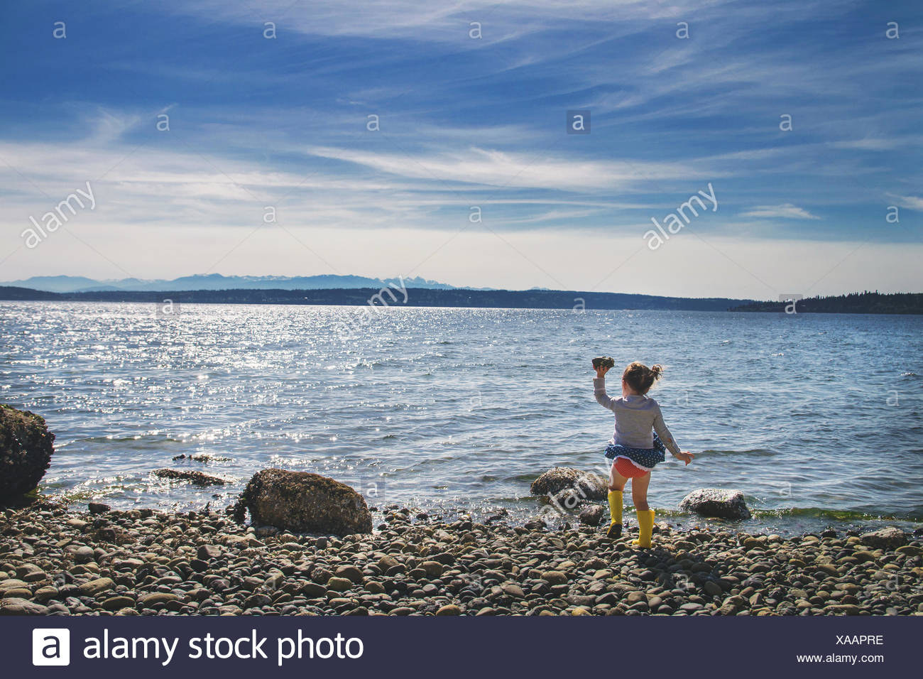 Throwing A Rock High Resolution Stock Photography and Images - Alamy
