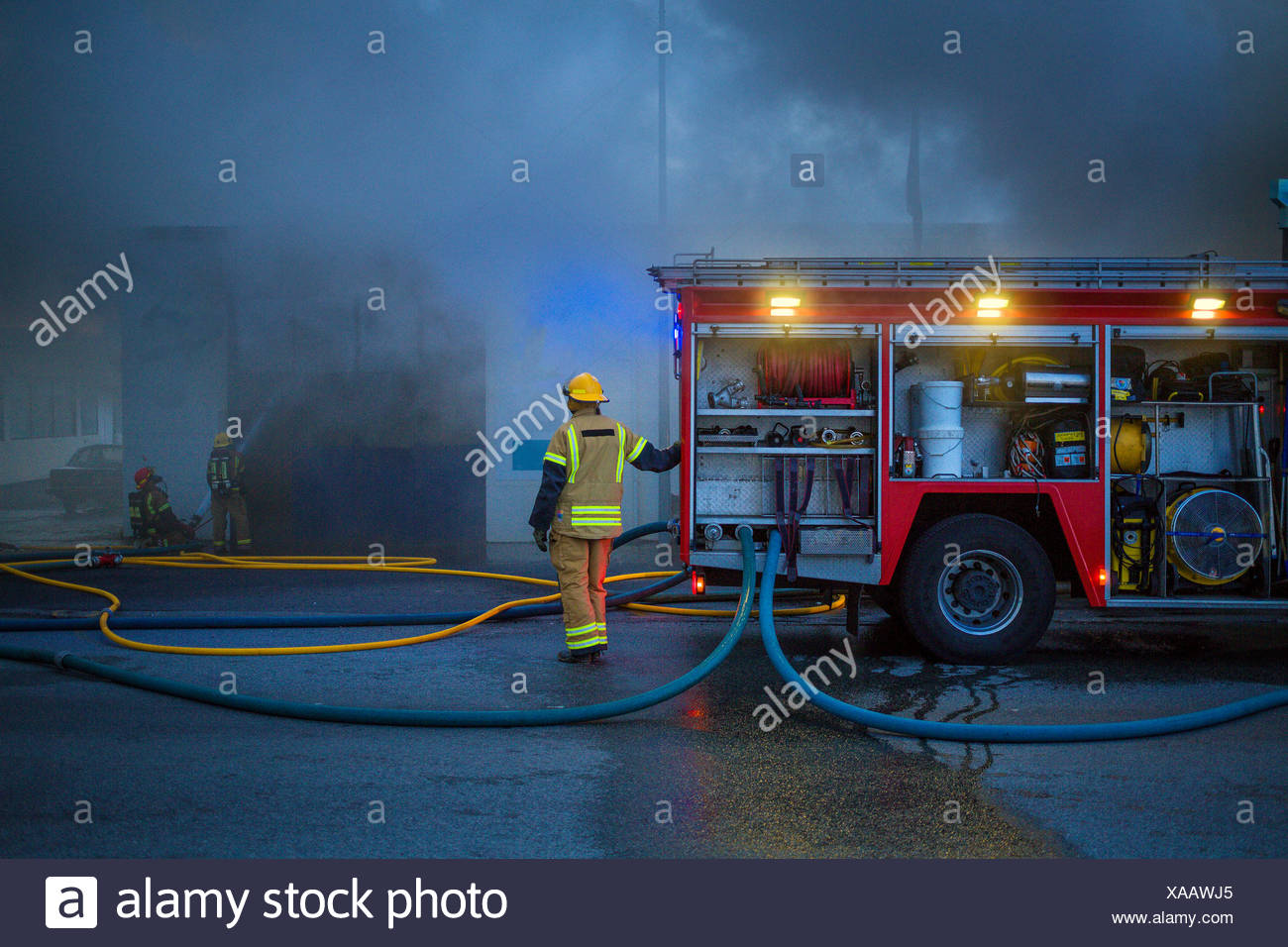 Fireman Truck High Resolution Stock Photography and Images - Alamy