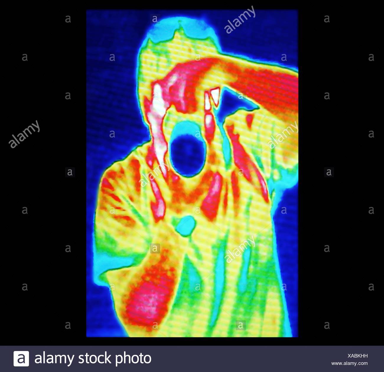 Thermal Camera Self Portrait High Resolution Stock Photography and ...