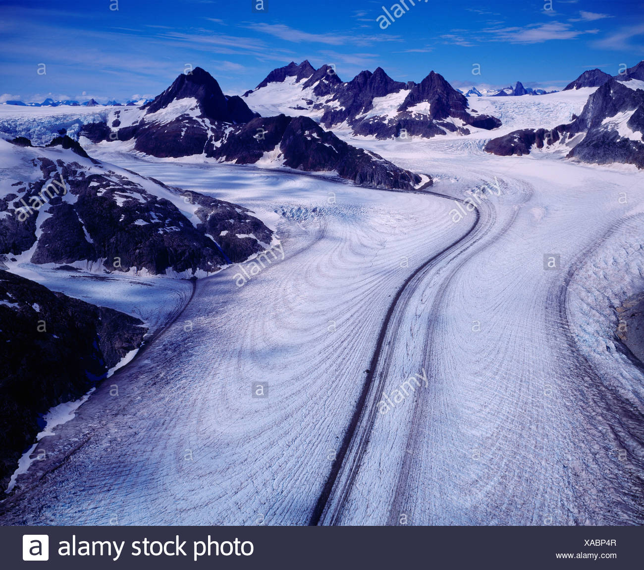 Alaska Glacier Medial Moraine High Resolution Stock Photography and Images - Alamy