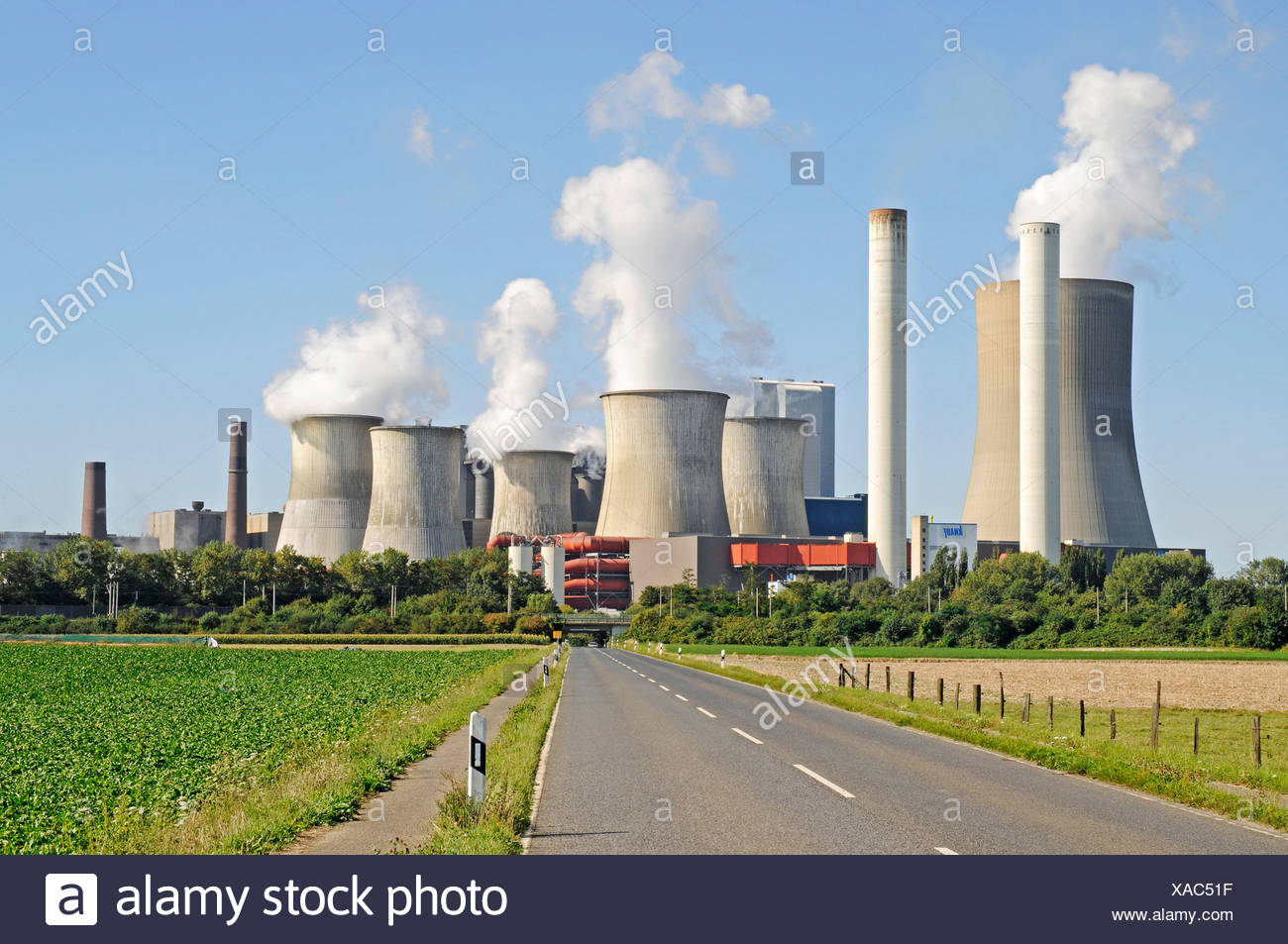 Rwe Power Plant Niederaussem Bergheim High Resolution Stock Photography ...