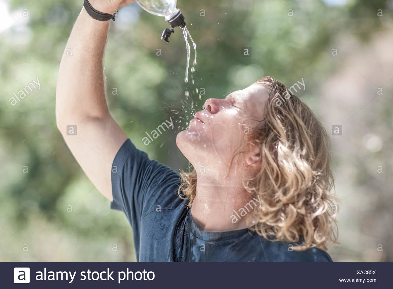 Athlete Water Face High Resolution Stock Photography and Images - Alamy