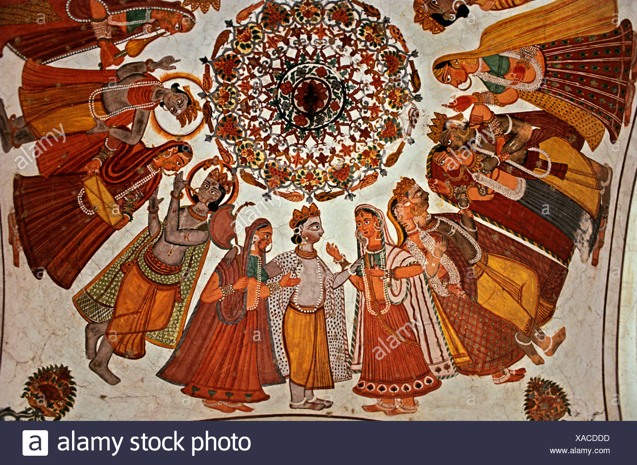 Krishna And Gopis High Resolution Stock Photography and Images - Alamy