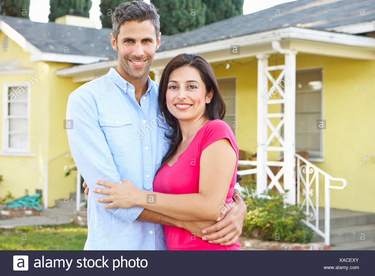 Person Standing Outside Home High Resolution Stock Photography and ...