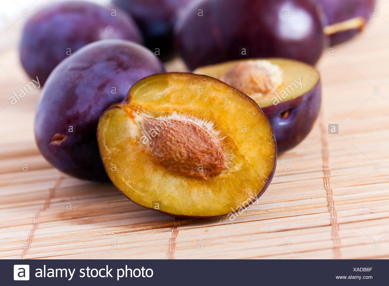 Plum Half Stock Photos & Plum Half Stock Images - Alamy