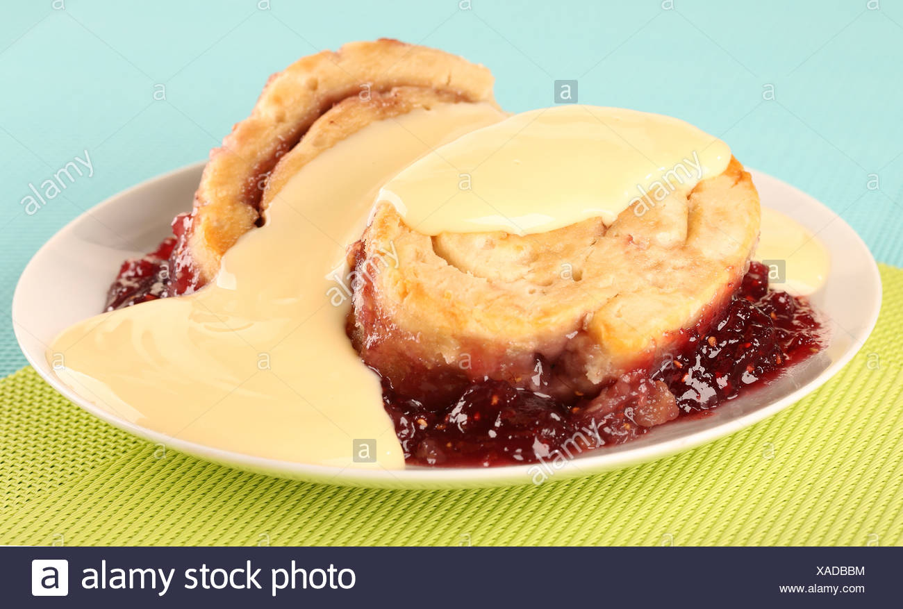 Jam Roly Poly Pudding High Resolution Stock Photography and Images - Alamy