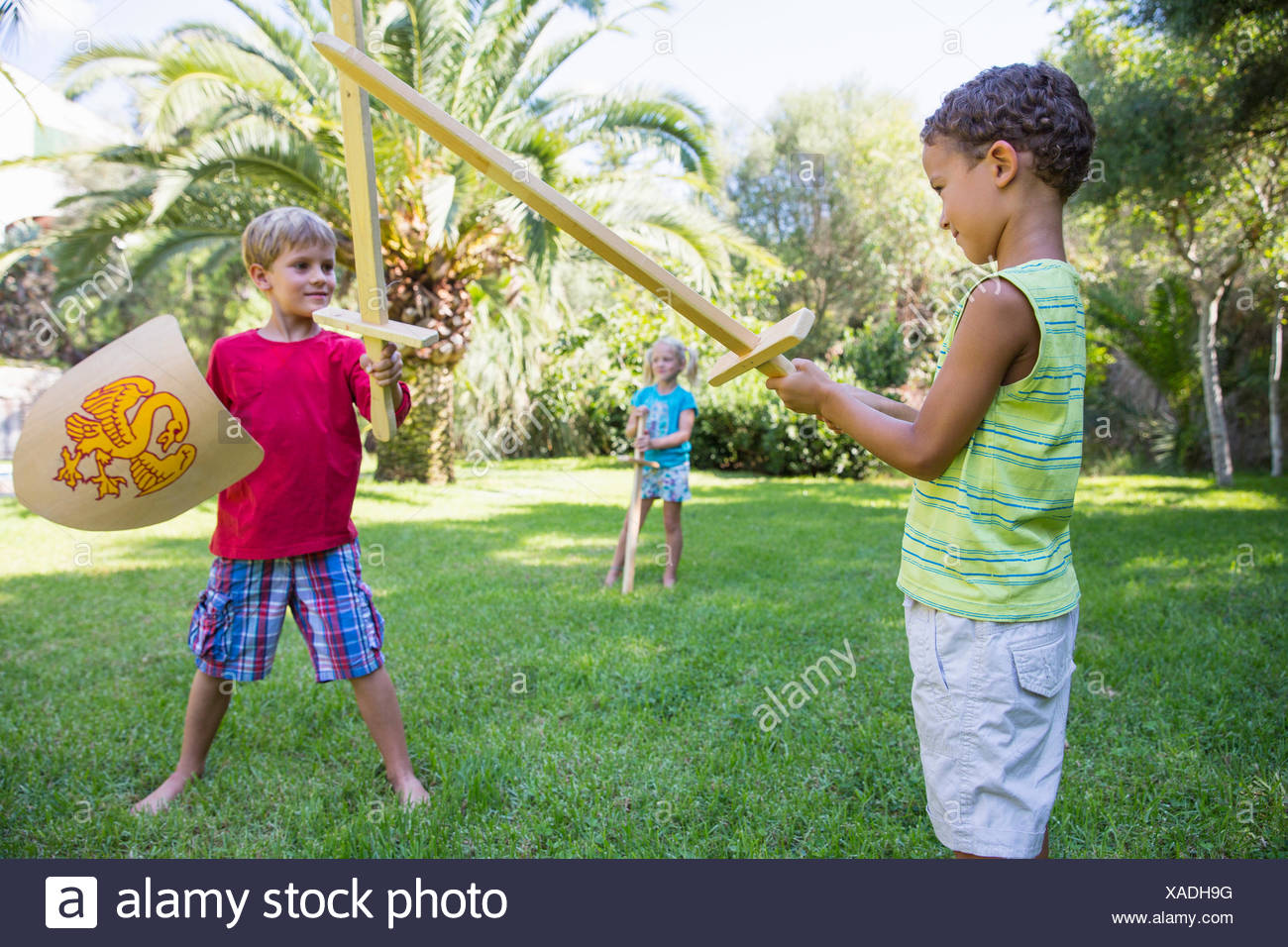 Sword Shield Boy High Resolution Stock Photography and Images - Alamy