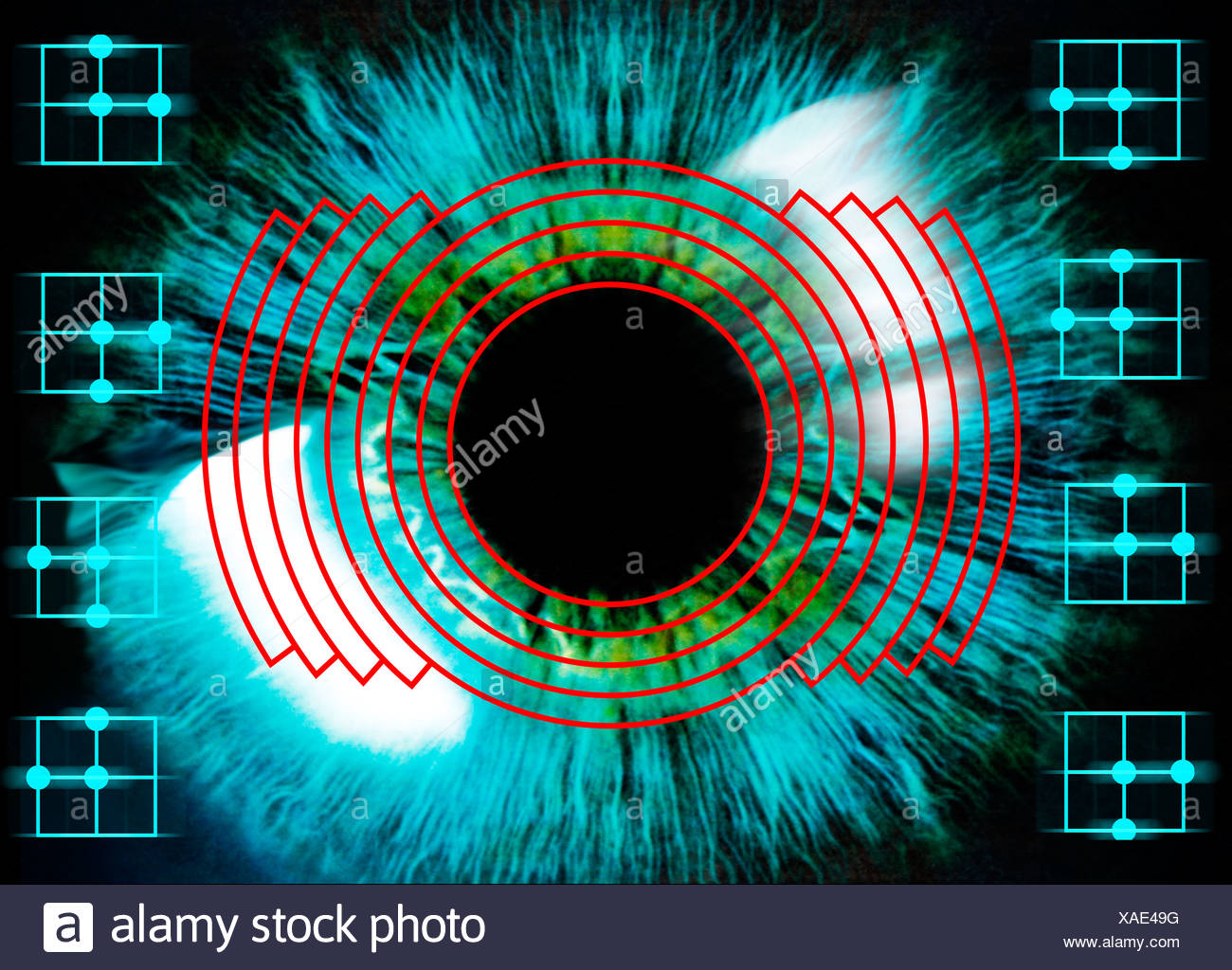 Biometric Eye High Resolution Stock Photography and Images - Alamy