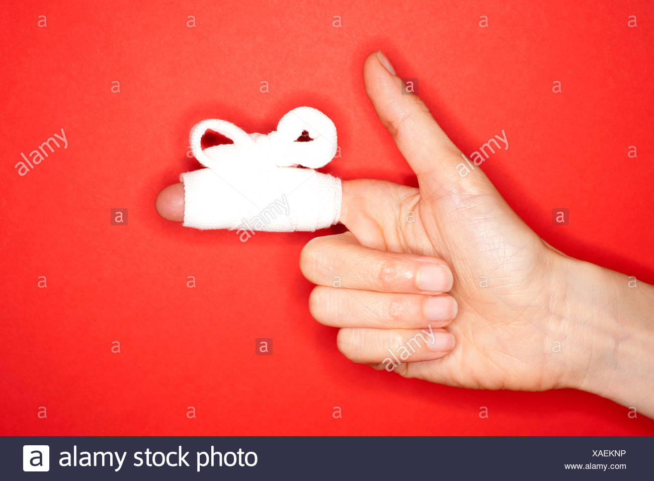 Bandaged Finger High Resolution Stock Photography and Images - Alamy