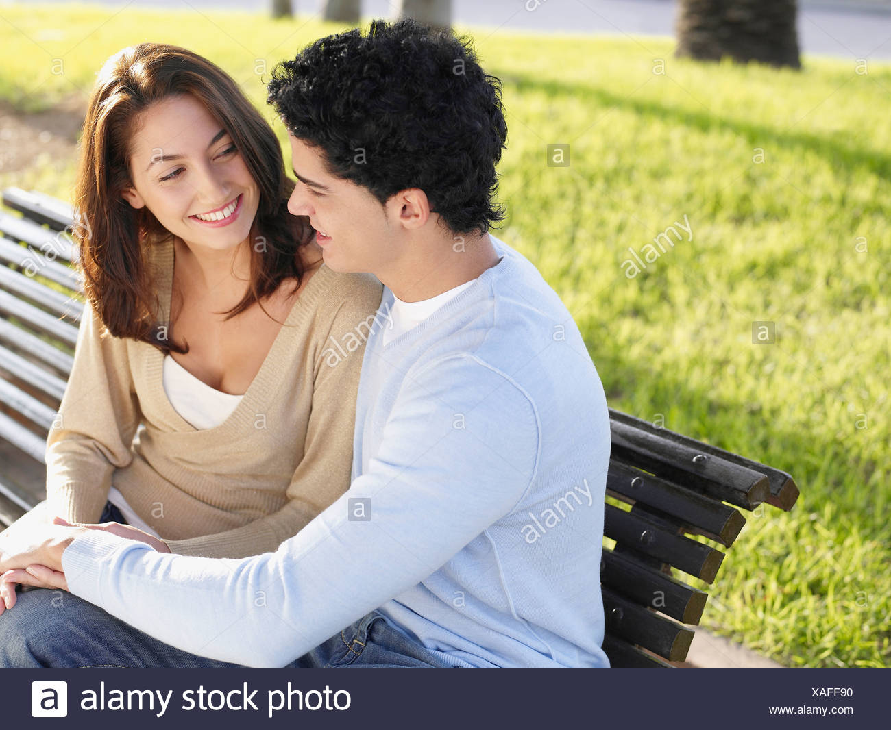 Two Men Man Sitting On A Bench Stock Photos & Two Men Man Sitting On A ...