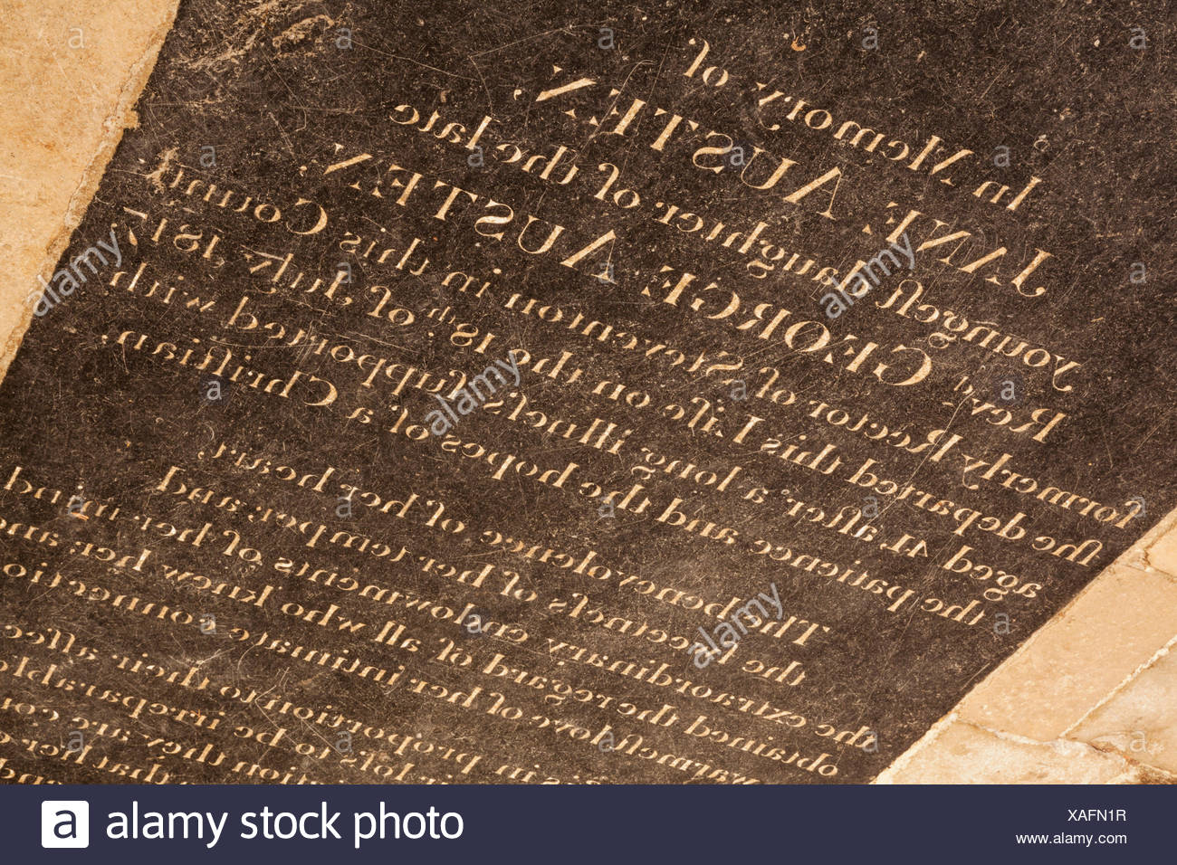 Jane Austen Grave Winchester High Resolution Stock Photography and ...