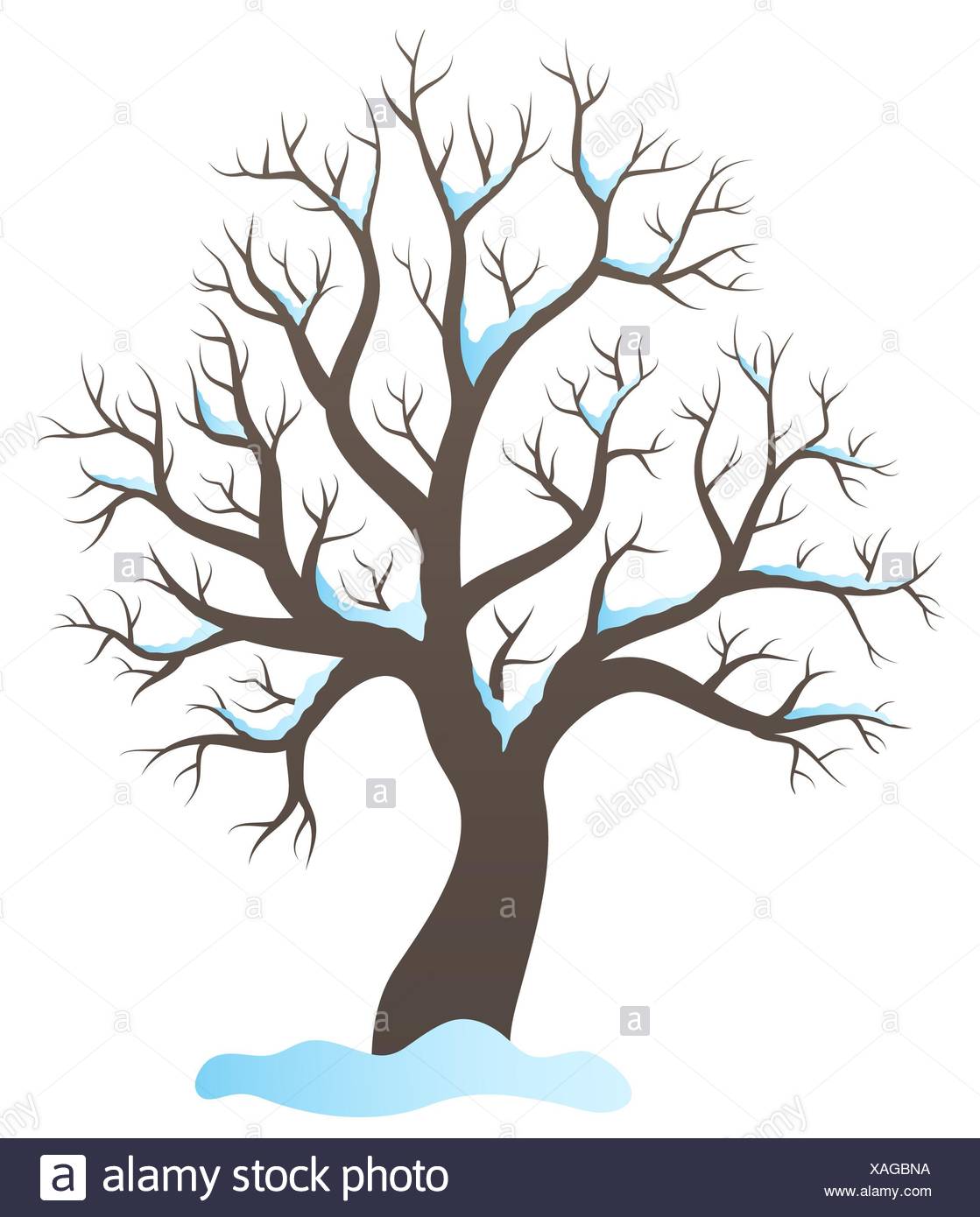 Clipart Tree With Branches Stock Photos & Clipart Tree With Branches ...