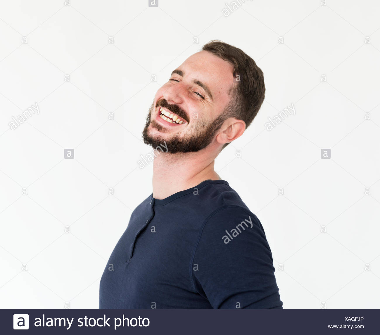 Hysterical Laughing Man High Resolution Stock Photography and Images ...
