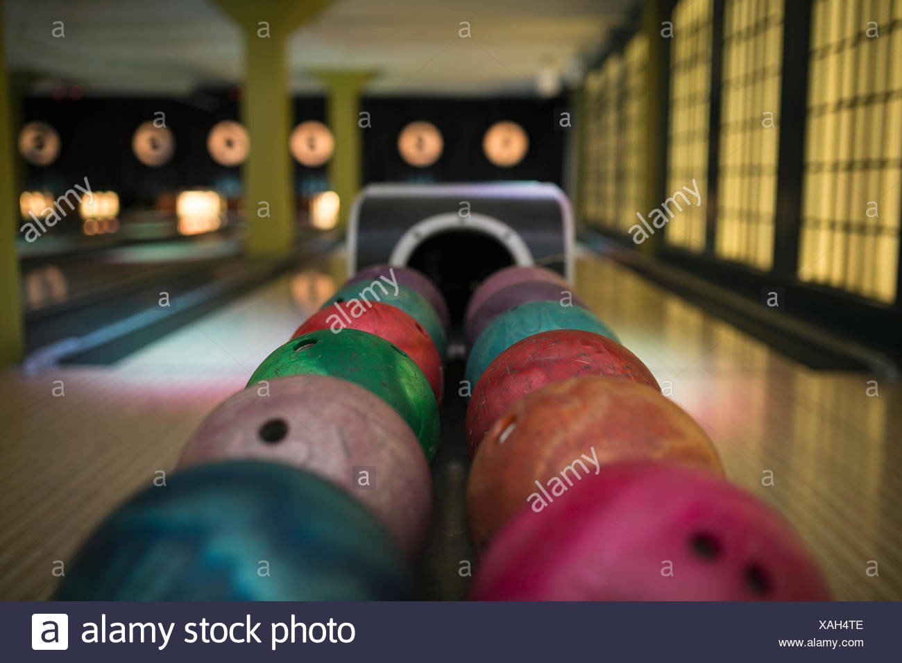 Bowling Ball Rack Stock Photos & Bowling Ball Rack Stock Images - Alamy