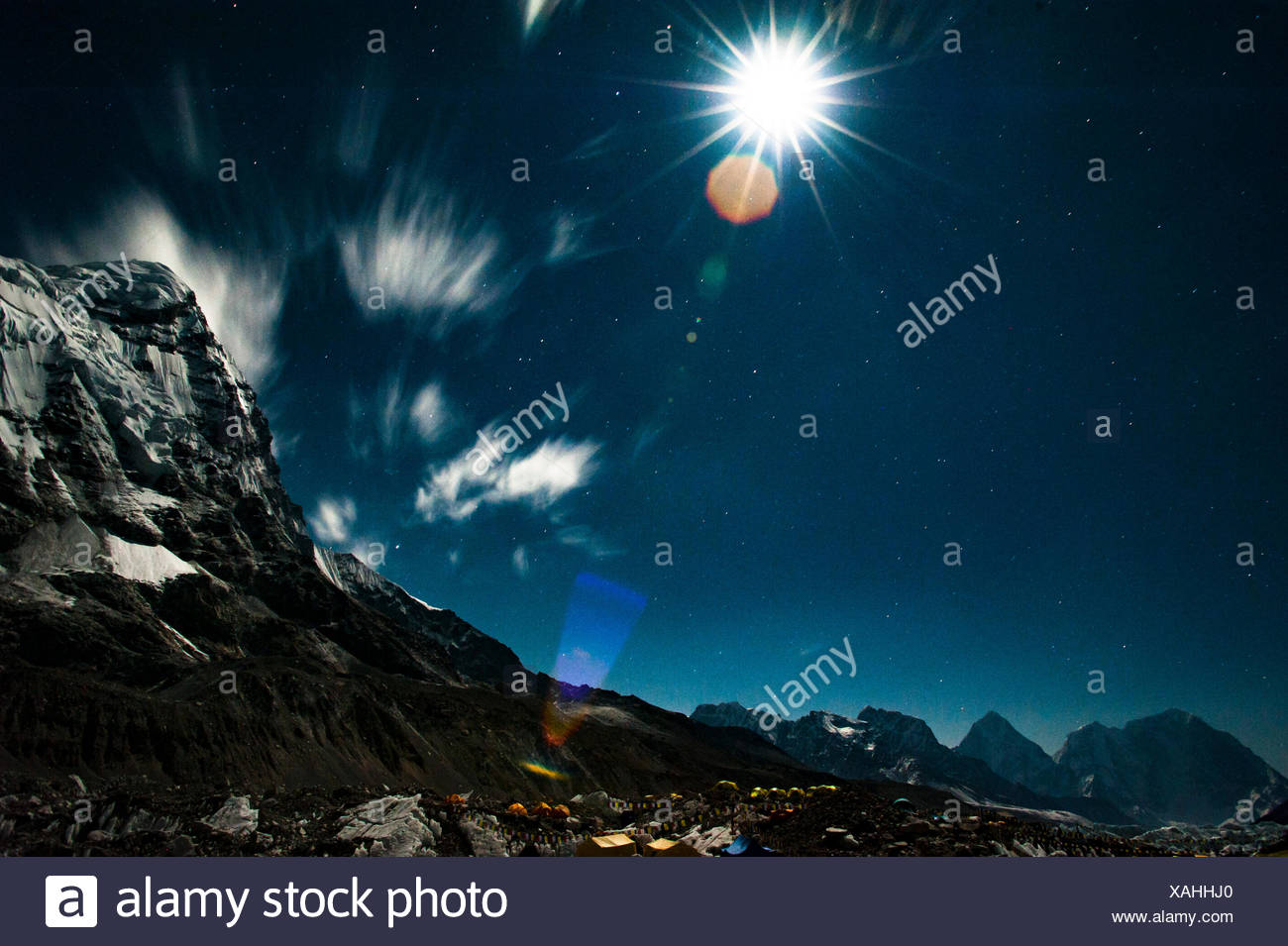 Nepal Moon High Resolution Stock Photography and Images - Alamy