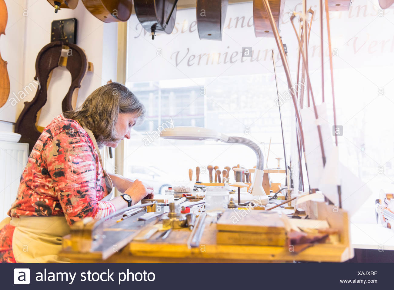 Violin Work Maker Wood Stock Photos & Violin Work Maker Wood Stock ...