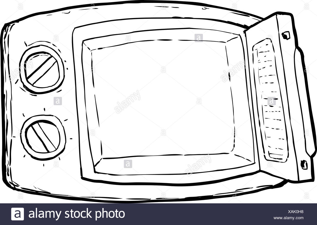 Cartoon Microwave High Resolution Stock Photography and Images - Alamy