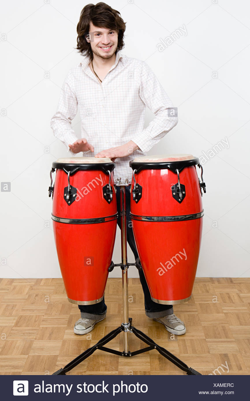 Man Playing Bongos Stock Photos & Man Playing Bongos Stock Images - Alamy