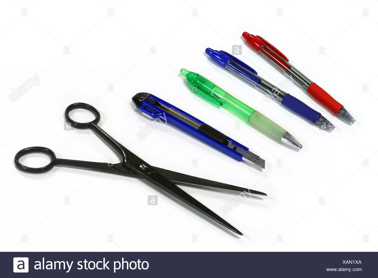 Green Biro Pens High Resolution Stock Photography and Images - Alamy
